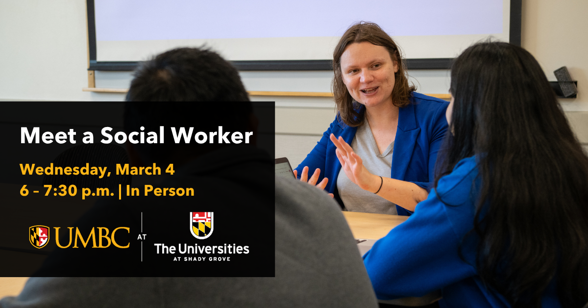 Meet a Social Worker | UMBC-Shady Grove